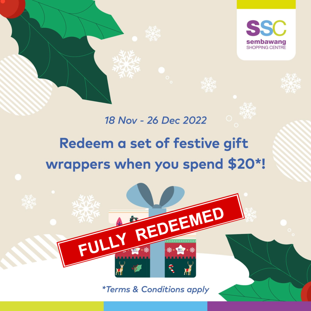 Festive Rewards: Gift Wrappers – Sembawang Shopping Centre