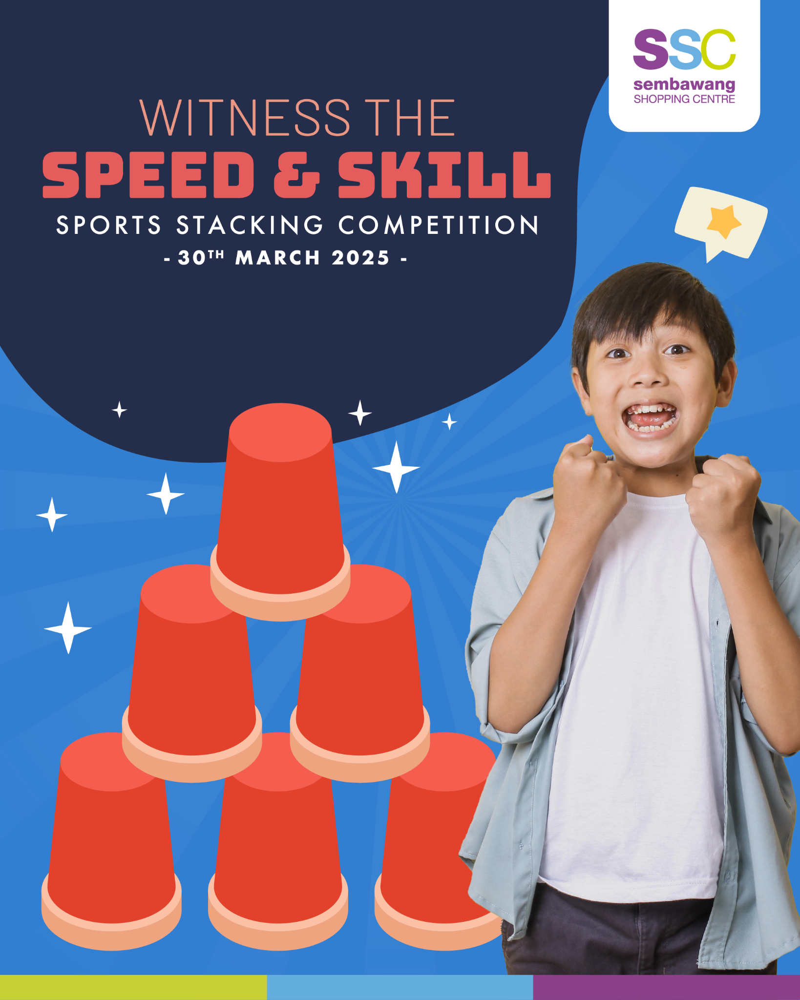 World Sports Stacking Competition – 30th March 2025 – Sembawang ...